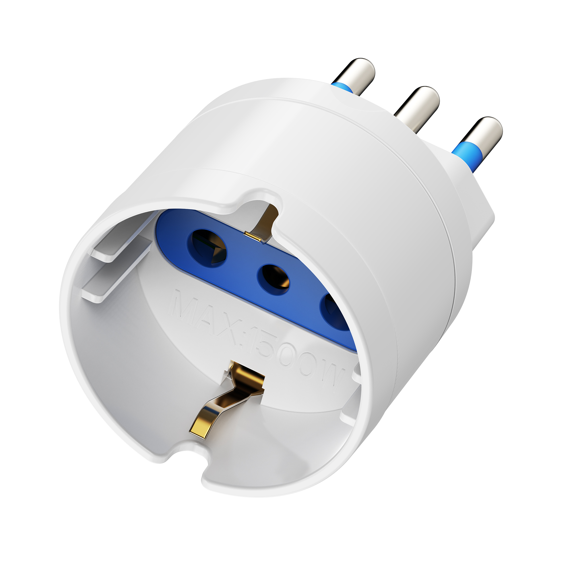 Power adapter 1-way with Italian plug 10A | Ewent Eminent